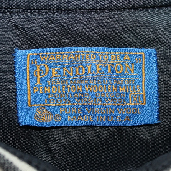 Pendleton | Shirts | Vtg Pendleton Xl 0 Virgin Wool Striped Shirt ...